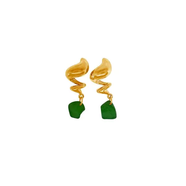 GLASSTYK Freshwater Swirls Gold