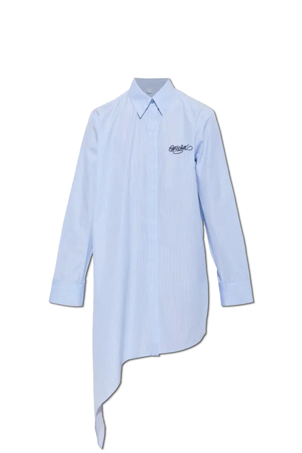 Off-White Shirt Dress