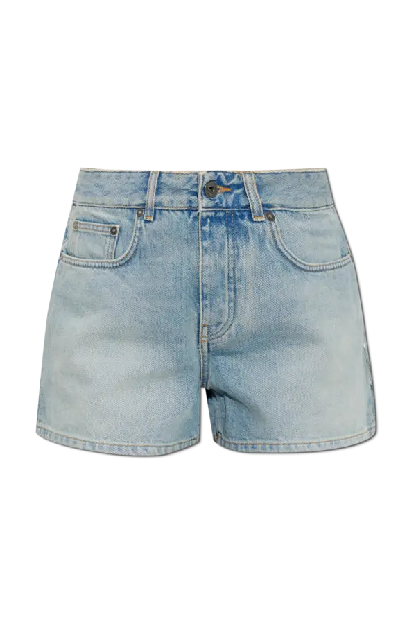 Off-White Denim Shorts - Blue