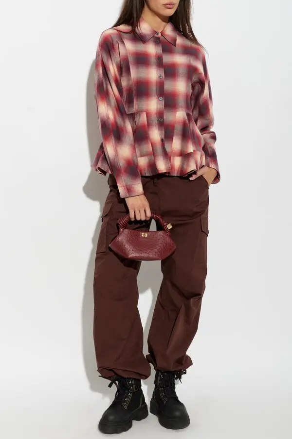 GANNI Peplum Shirt