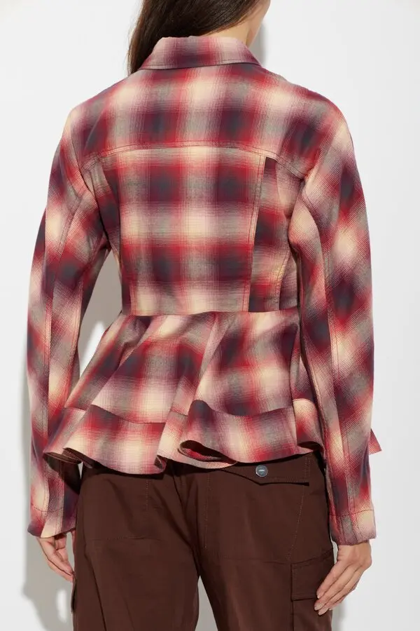 GANNI Peplum Shirt