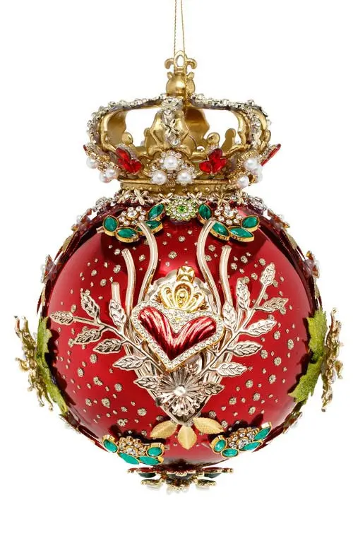MARK ROBERTS Crown Jewels Ornament - Red