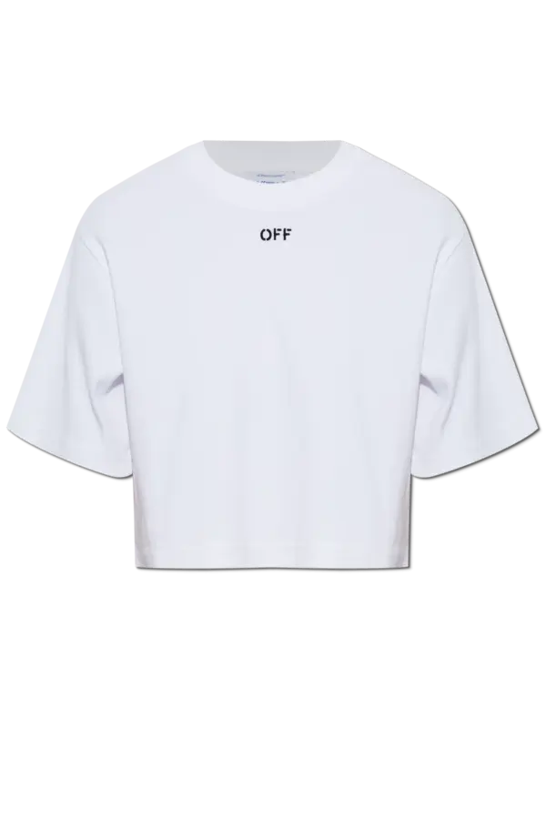Off-White Loose-fit Ribbed T-shirt