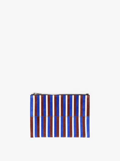 Proenza Schouler Zip Pouch - Cobal/rust Multi
