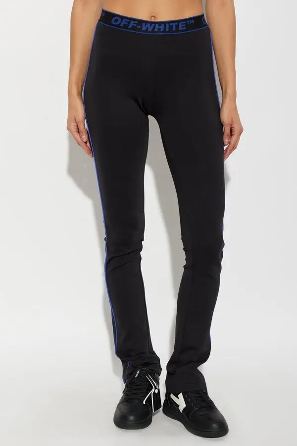 Off-White Flared Leg Pants