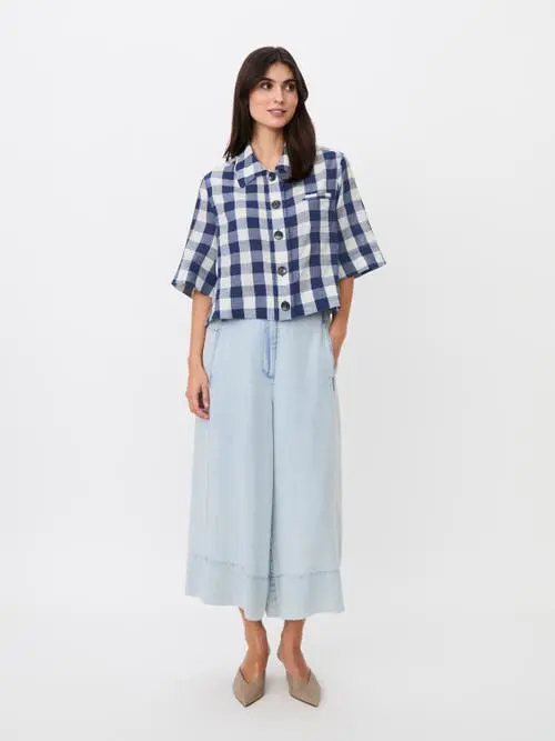 MASAI COPENHAGEN Checked Boxy Shirt