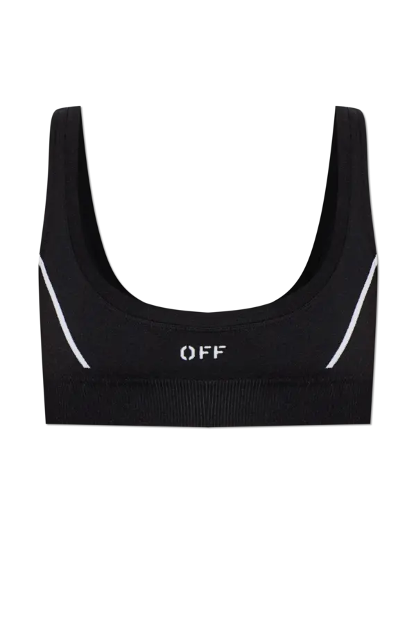Off-White Sports Bra With Logo