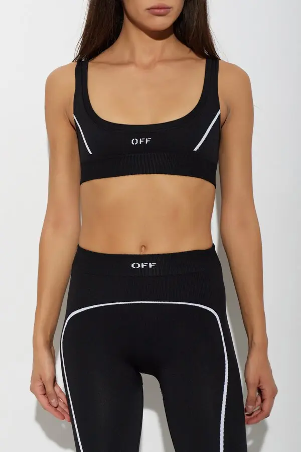 Off-White Sports Bra With Logo