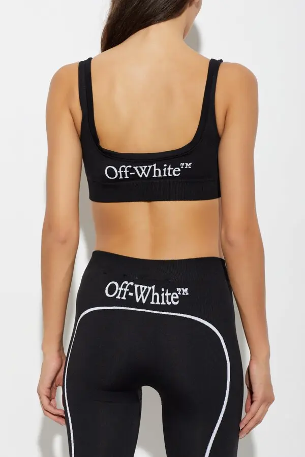 Off-White Sports Bra With Logo