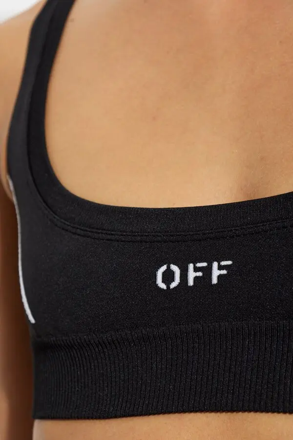 Off-White Sports Bra With Logo