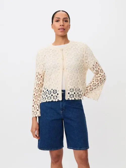 MASAI COPENHAGEN Crochet Floral Cardigan
