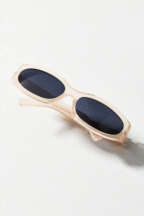 I-SEA Wrapped Sleek Rectangle Sunglasses - Rose