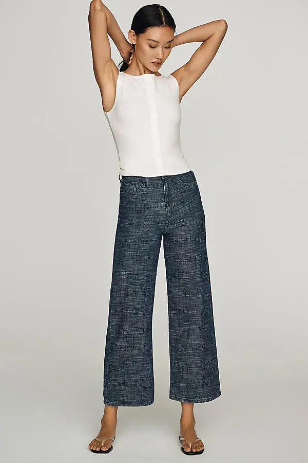 Joe's Jeans Mia High-rise Ankle Wide-leg Jeans - Abundance