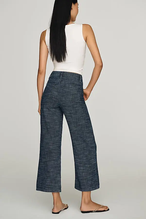 Joe's Jeans Mia High-rise Ankle Wide-leg Jeans