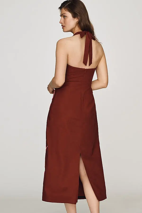 THE WOLF GANG Lera Len Maxi Dress