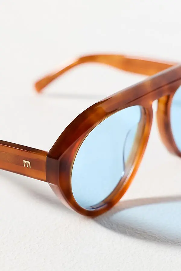 ELISA JOHNSON Overd Aviator Sunglasses