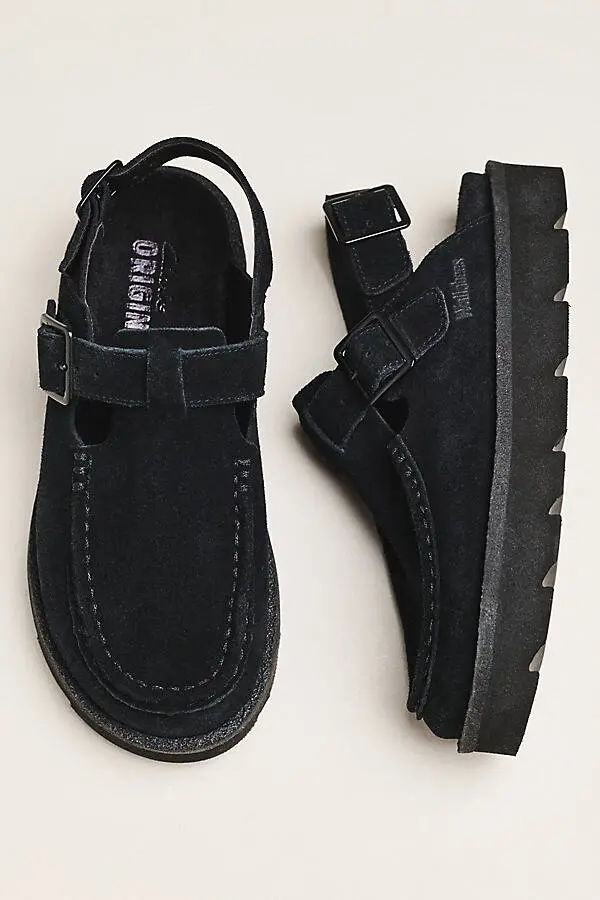 Clarks Meare Easy Chunky Sandals - Black