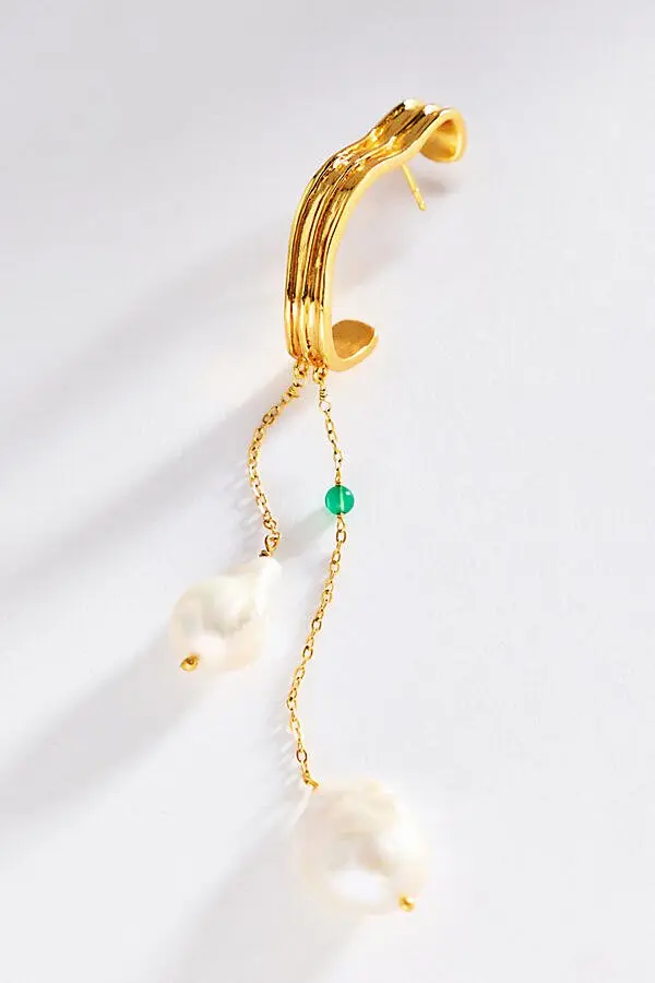 BOHÈME BY VÉRO Dune Pearl Drop Earrgs