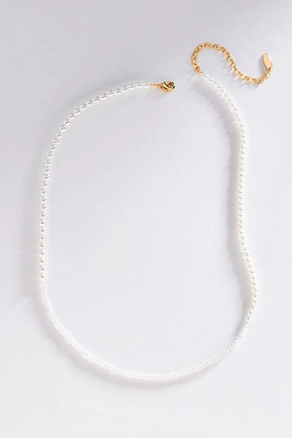Anthropologie Mixed Necklace - Pearl