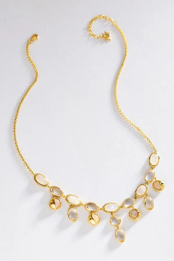 AWE INSPIRED Midnight Reflection Collar Necklace - Gold