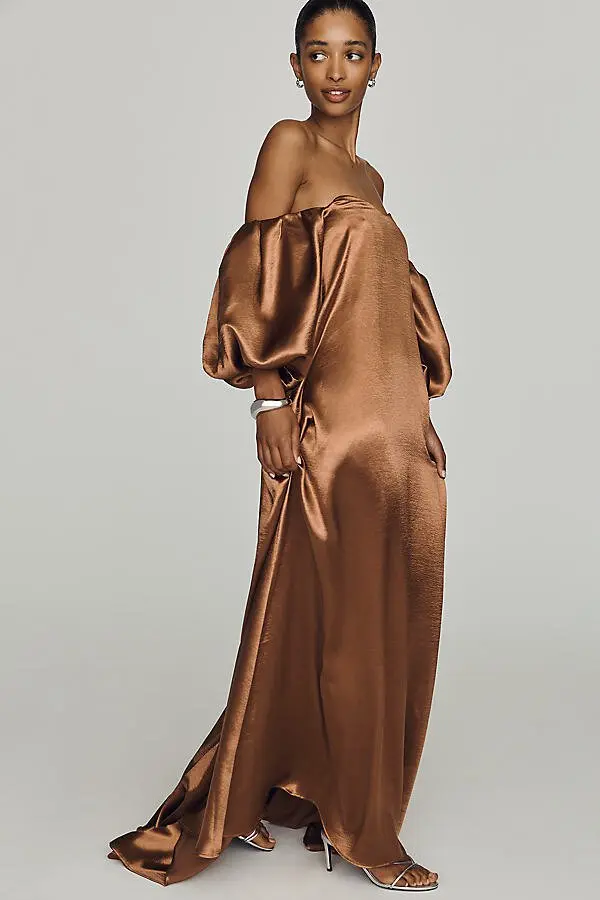 Caroline Constas Palmer Maxi Dress