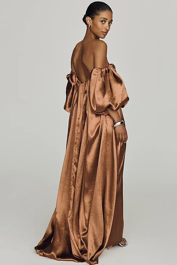 Caroline Constas Palmer Maxi Dress