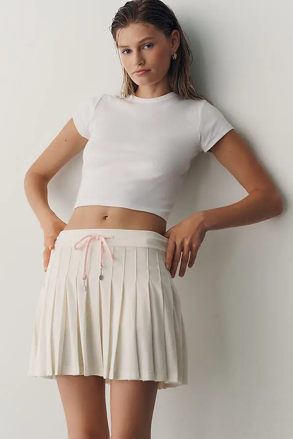 The Upside Cadiz Pleated Mi Skirt