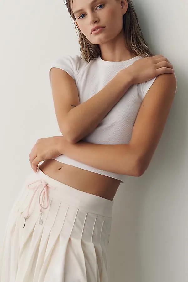 The Upside Cadiz Pleated Mi Skirt