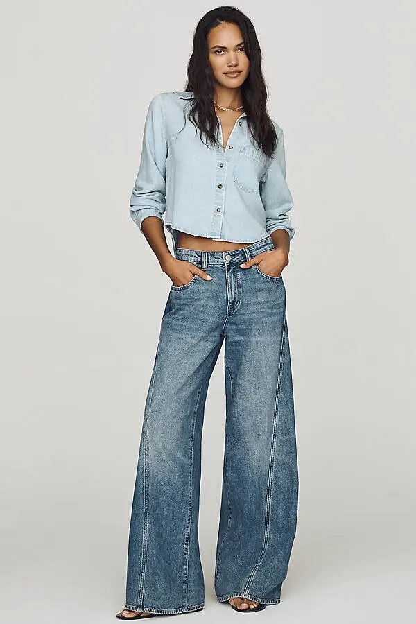 DL1961 Alex Wide-leg Jeans - Authentic