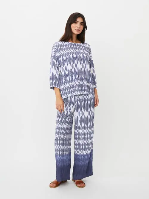 MASAI COPENHAGEN Mabecca Printed Fluid Drape Blouse