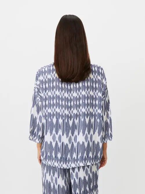 MASAI COPENHAGEN Mabecca Printed Fluid Drape Blouse