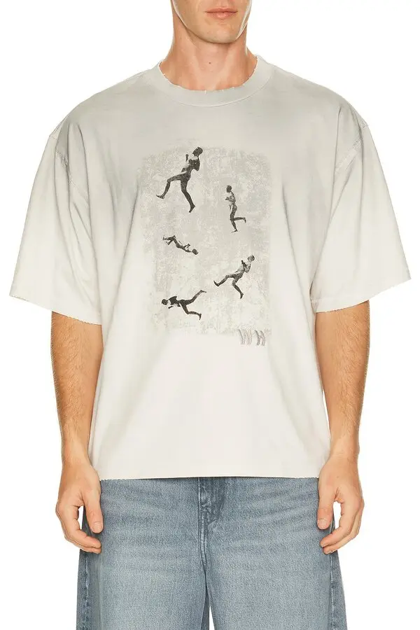 WON HUNDRED Houston Run T-shirt In Cream