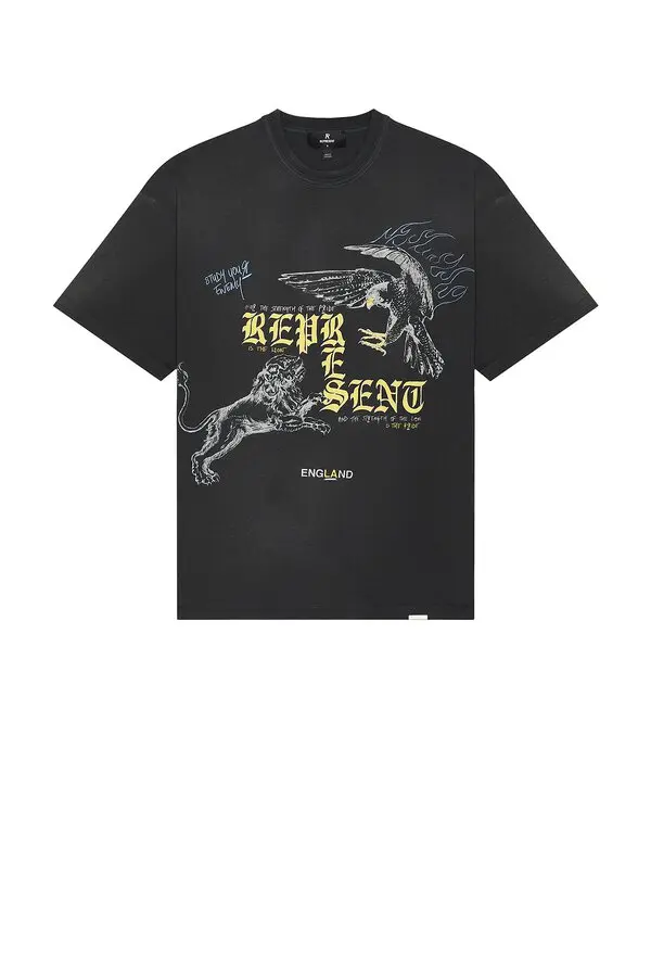 REPRESENT Enemy Tee In Black