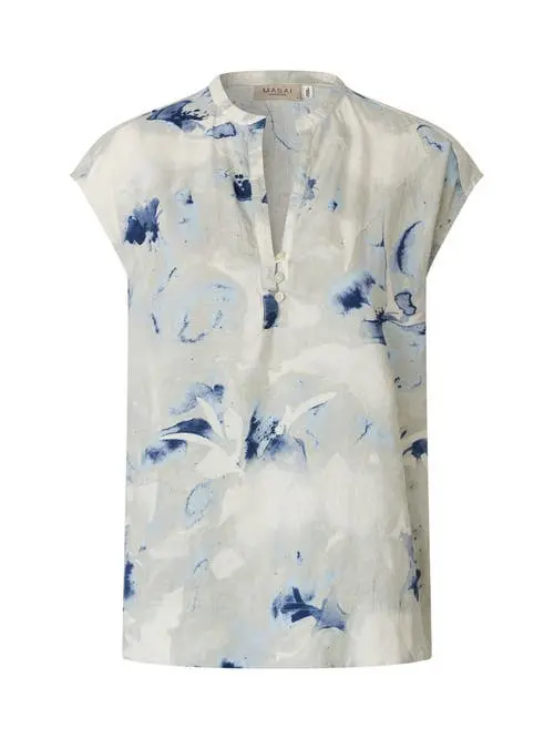 MASAI COPENHAGEN Floral Cap Sleeve Top