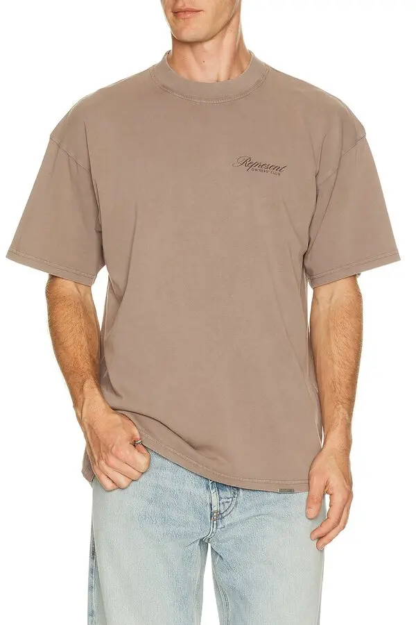 REPRESENT Owners Club Script Tee Shirt