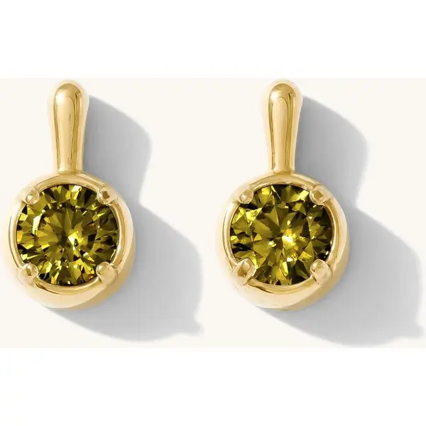 BEADS BY TARA Bonbon Stud Earrings - Peridot