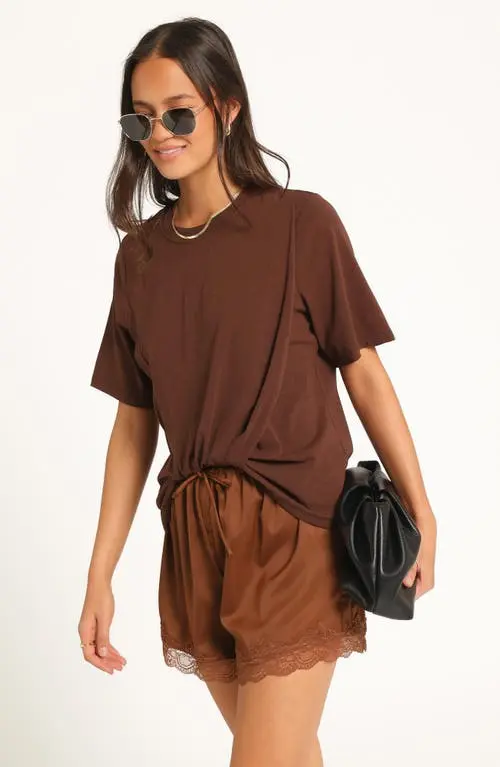 PETAL & PUP Landon Cotton Blend Knit T-shirt