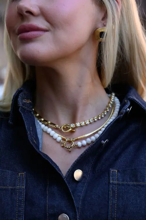 BEADS BY TARA White Mocha Necklace