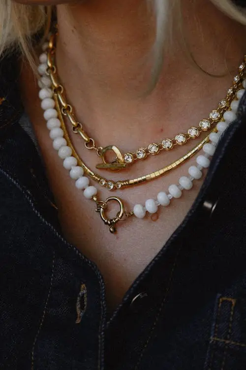 BEADS BY TARA White Mocha Necklace