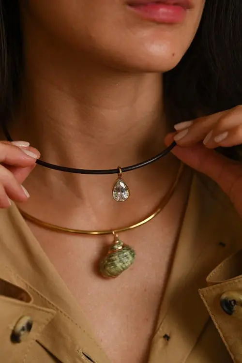 BEADS BY TARA Frankie Pendant Necklace - Pear