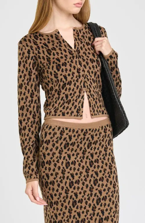WAYF Willa Checked Cardigan