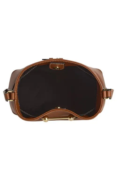 Strathberry Corda Leather Bucket Bag - Chestnut
