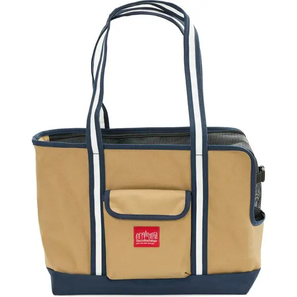 MANHATTAN PORTAGE Pet Carrier Tote Bag Pets - Beige