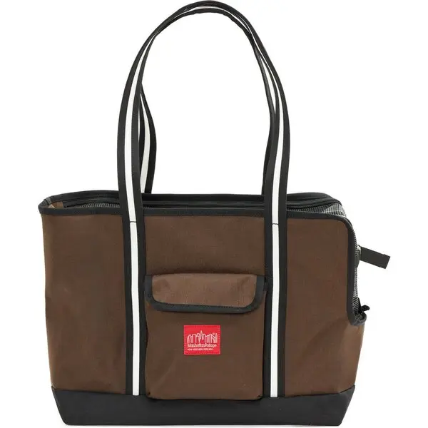 MANHATTAN PORTAGE Pet Carrier Tote Bag Pets - Dark Brown
