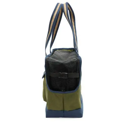 MANHATTAN PORTAGE Pet Carrier Tote Bag - Olive