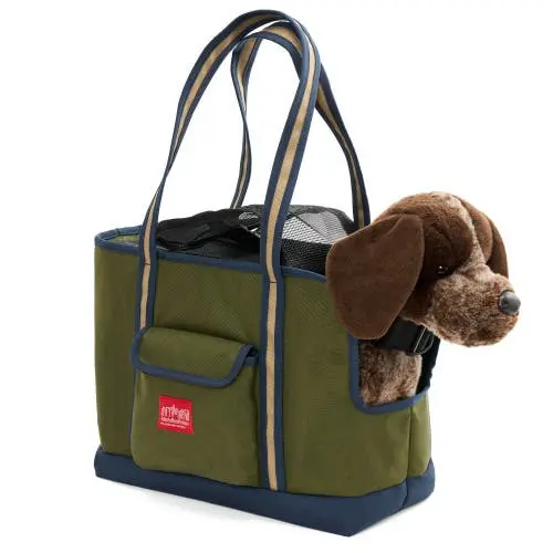 MANHATTAN PORTAGE Pet Carrier Tote Bag - Olive