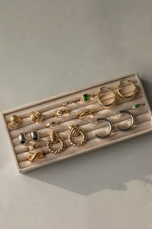 BEADS BY TARA Richie Hoop Earrings