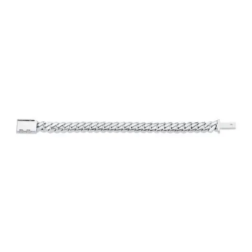 MICHAEL M 10mm Cuban Link Bracelet In Sterling