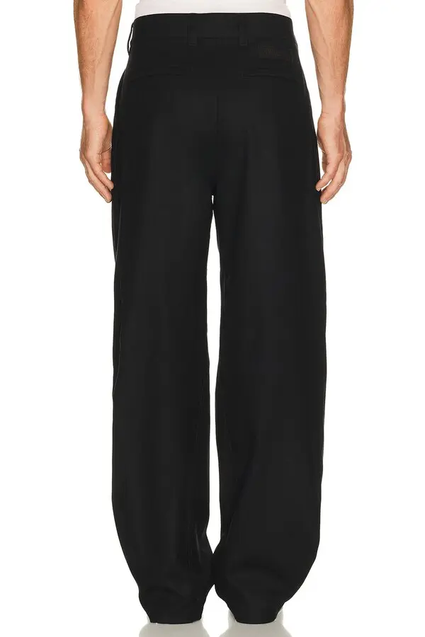 Givenchy Dry Wool Flannel Couture Seams Trousers