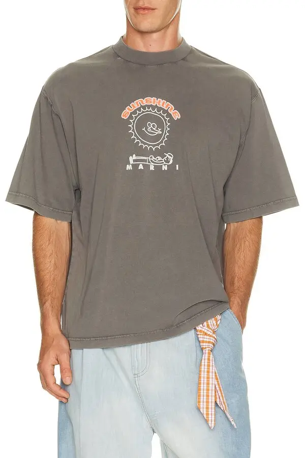 Marni Tee Shirt In Grey